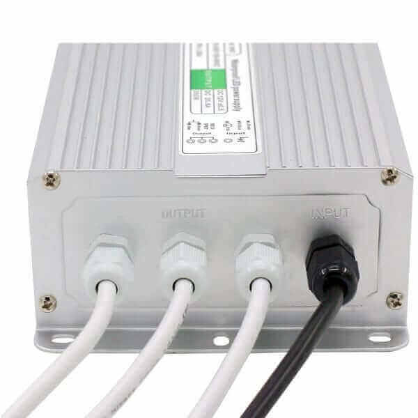 12V DC to 110 - 240V AC Waterproof IP67 Power Supply 360W 25A