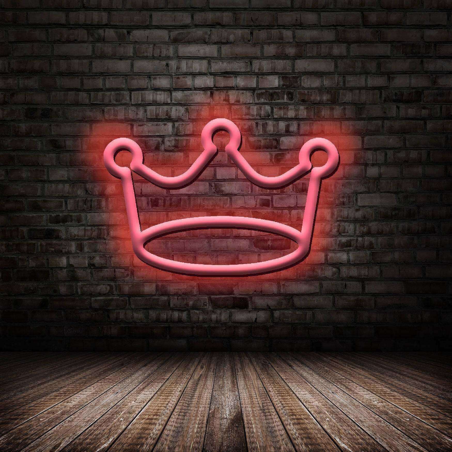 Crown LED Neon Sign - Planet Neon Made in London Neon Signs